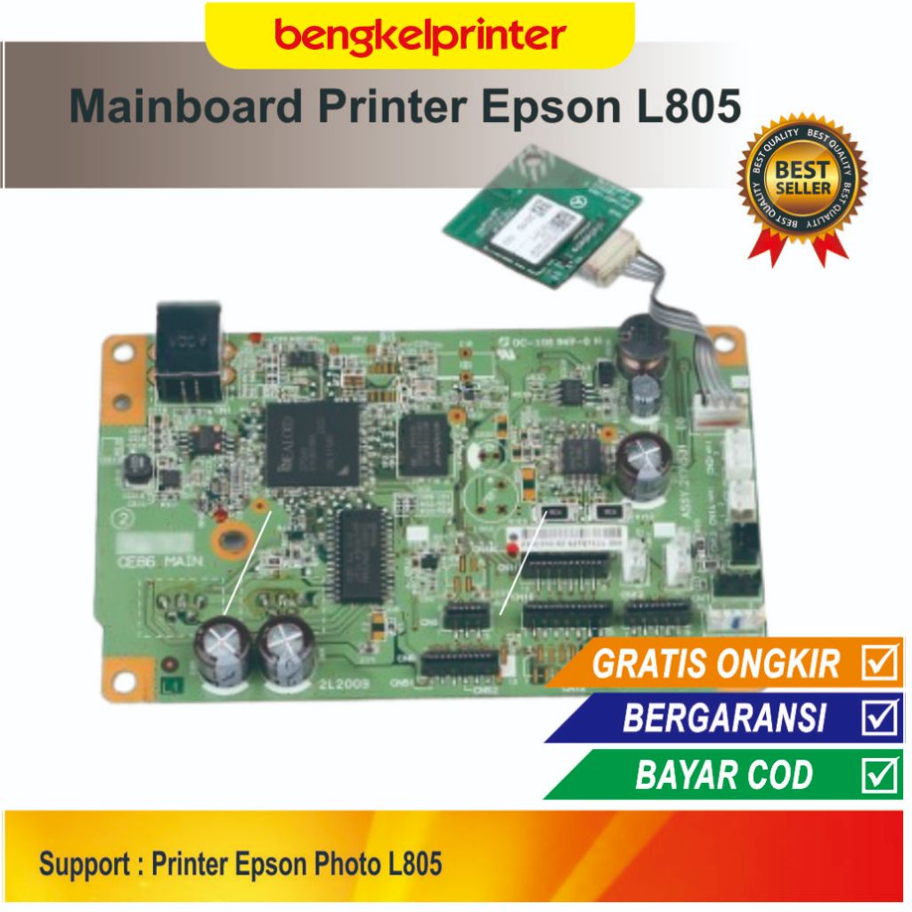 Jual Mainboard Printer Epson L805 | Mesin Printer Epson Photo L805 ...