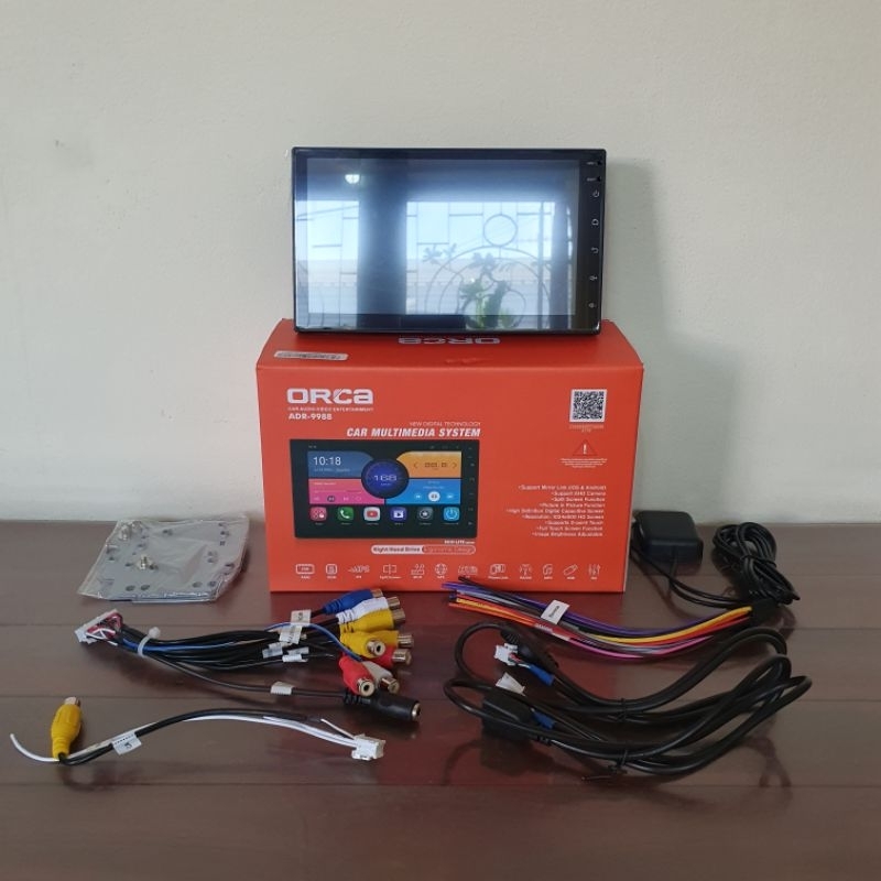 Jual Head unit Android Orca Eco ADR 9988 7 inch ram 2/32gb Android Auto ...