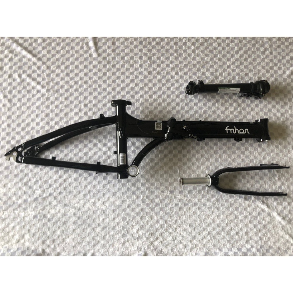 Jual Frame Set FNHON BLAST Black Glossy Discbrake 20 inch Db Sepeda ...