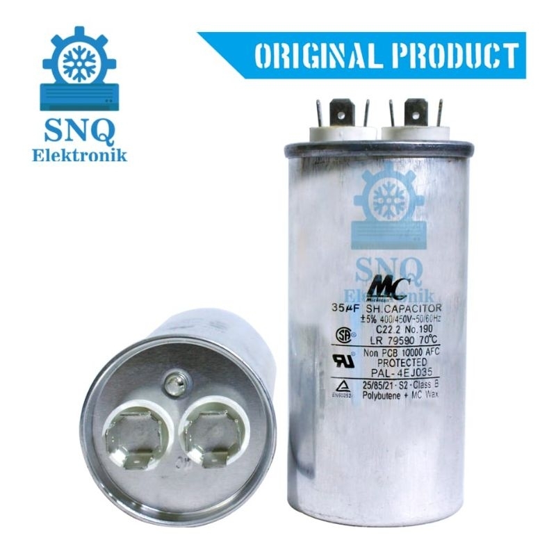 Jual Capasitor AC 35 uf MC untuk AC 1,5PK / Kapasitor AC 1,5 PK semua ...