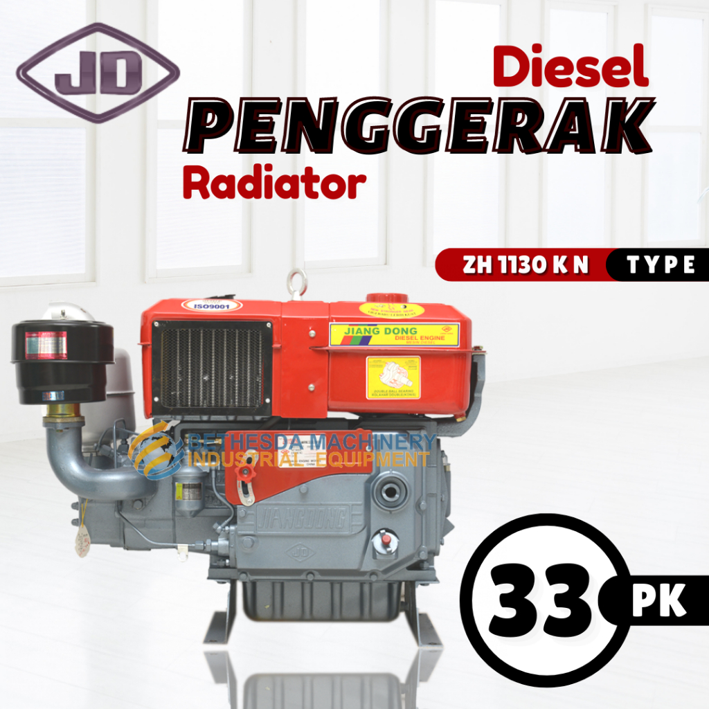 Jual Mesin Diesel Penggerak 33 hp - 33 pk ZH 1130 N Radiator Jiangdong | Shopee Indonesia