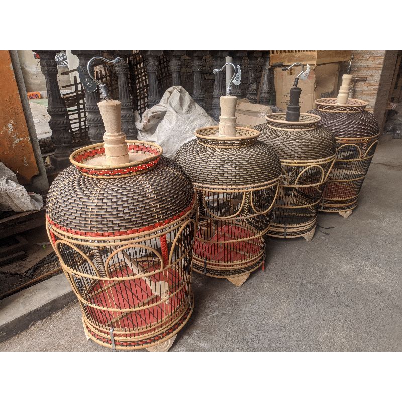Jual SANGKAR PERKUTUT FULL ROTAN TAHAN BANTING! | Shopee Indonesia