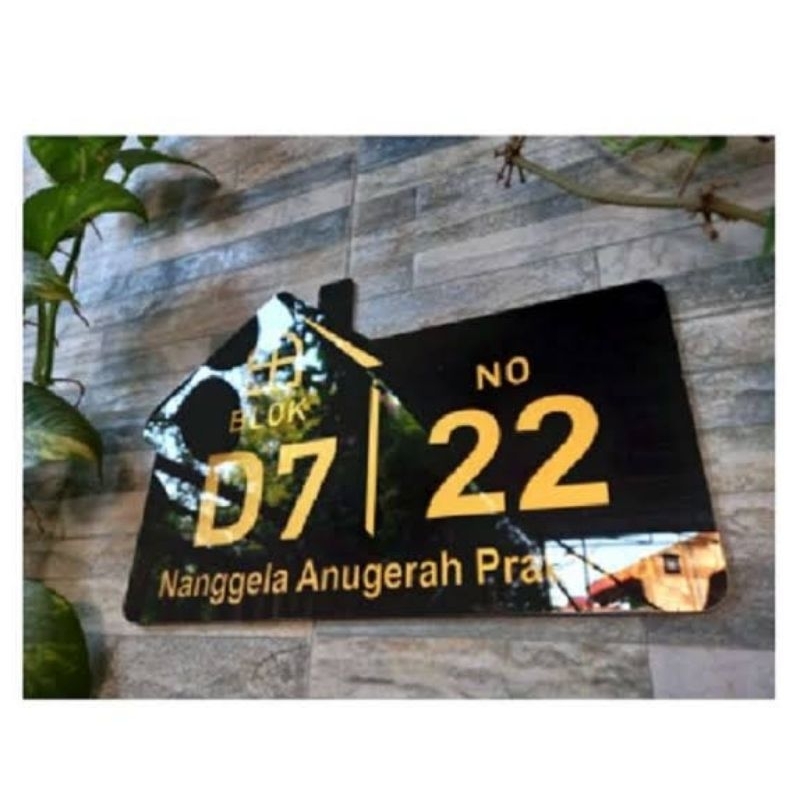 Jual NOMOR RUMAH / NOMOR RUMAH TERMURAH / AKRILIK CUSTOM / NOMOR RUMAH ...