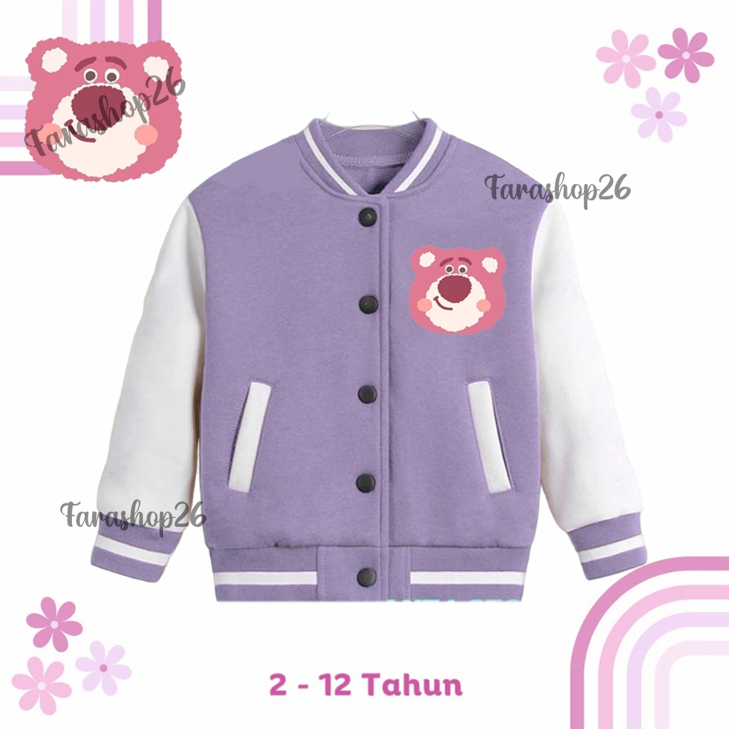 Jual Varsity Jacket Baseball Anak LOTSO BERUANG TOY STORY Laki Laki ...