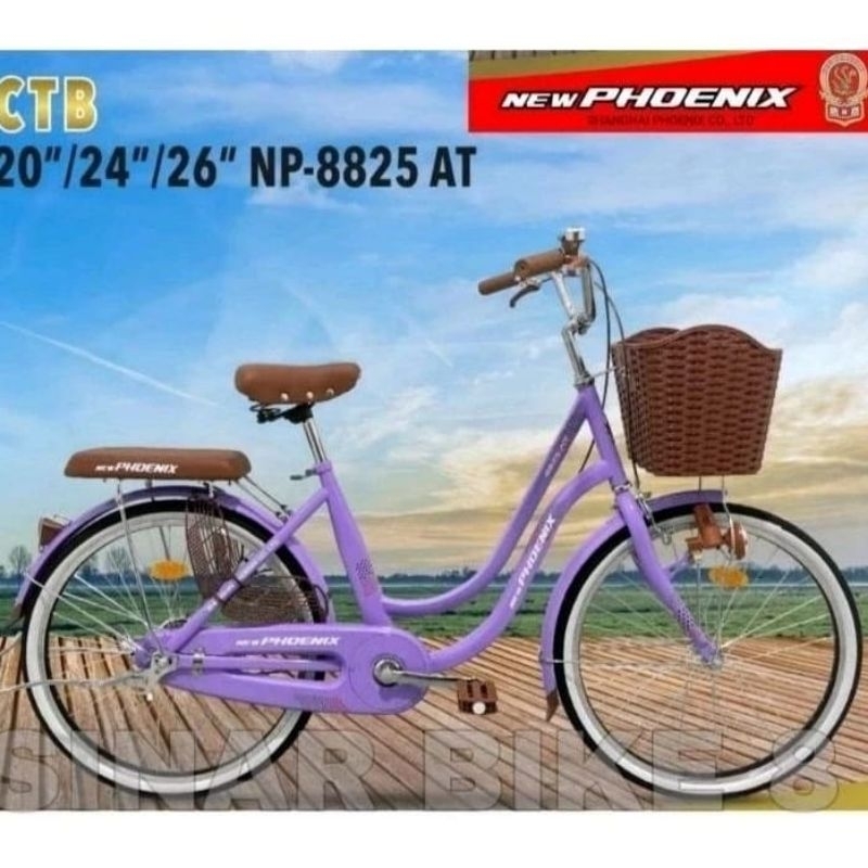 Jual Sepeda City Bike Perempuan Ukuran 20 / 24 / 26 New Phoenix NP 8835 ...