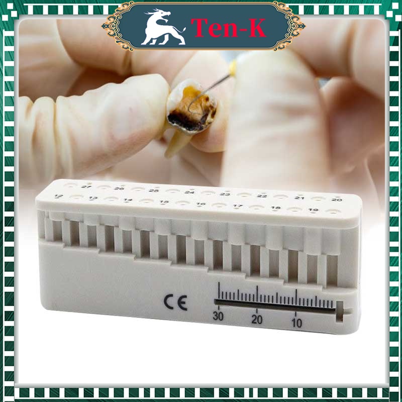 Jual Endo Block / Endo Ruler Dental Gigi Measuring File Holder ...