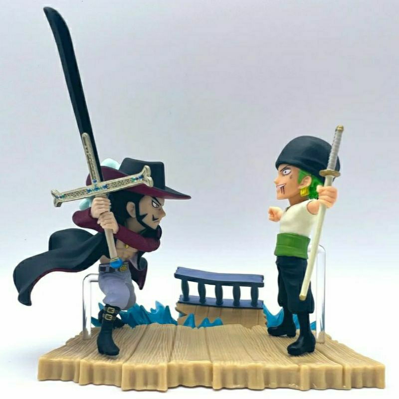Jual Mini Figure Zoro & Mihawk One Piece Stories Memory Wcf | Shopee ...