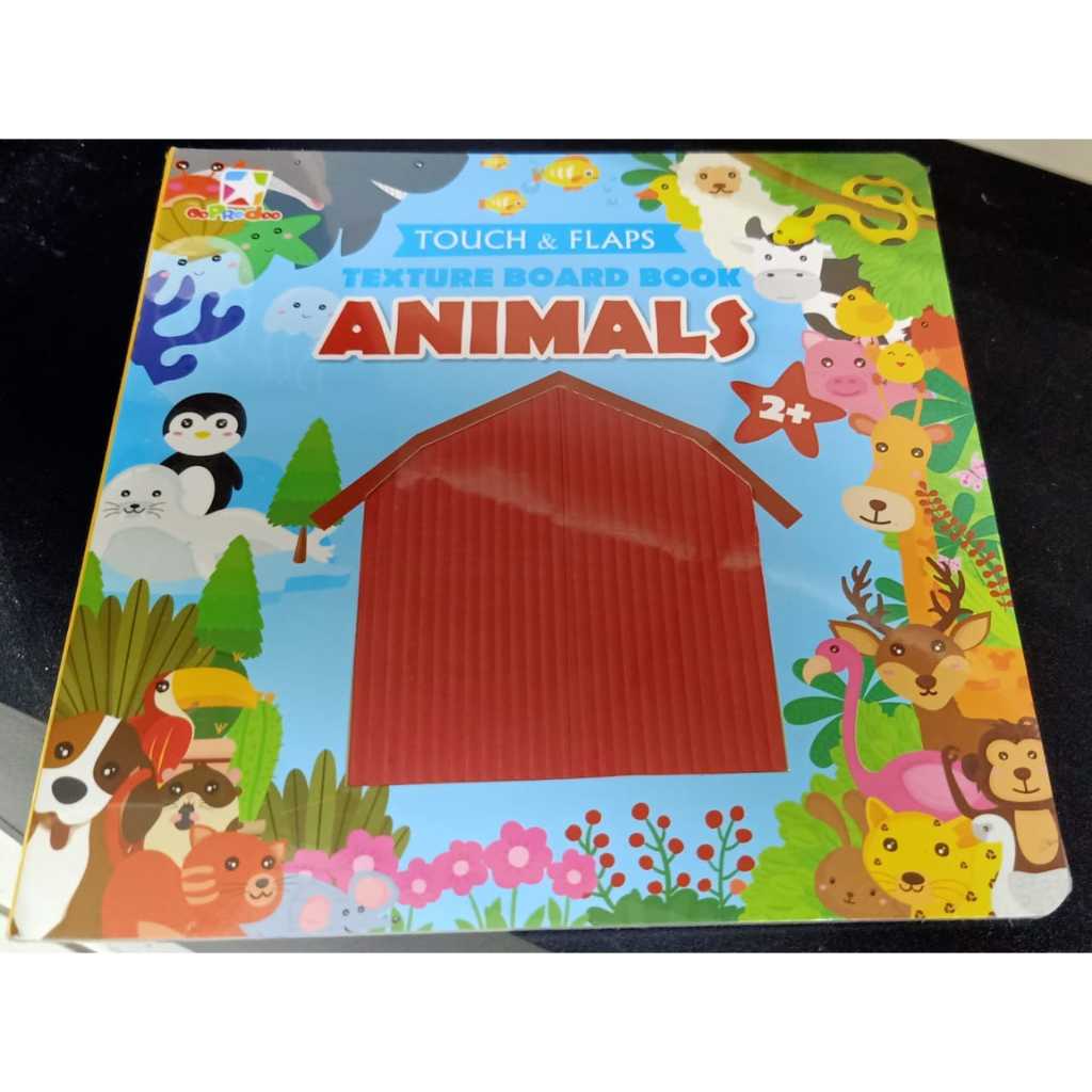 Jual Touch & Flaps Texture Board Book : Animals | Shopee Indonesia