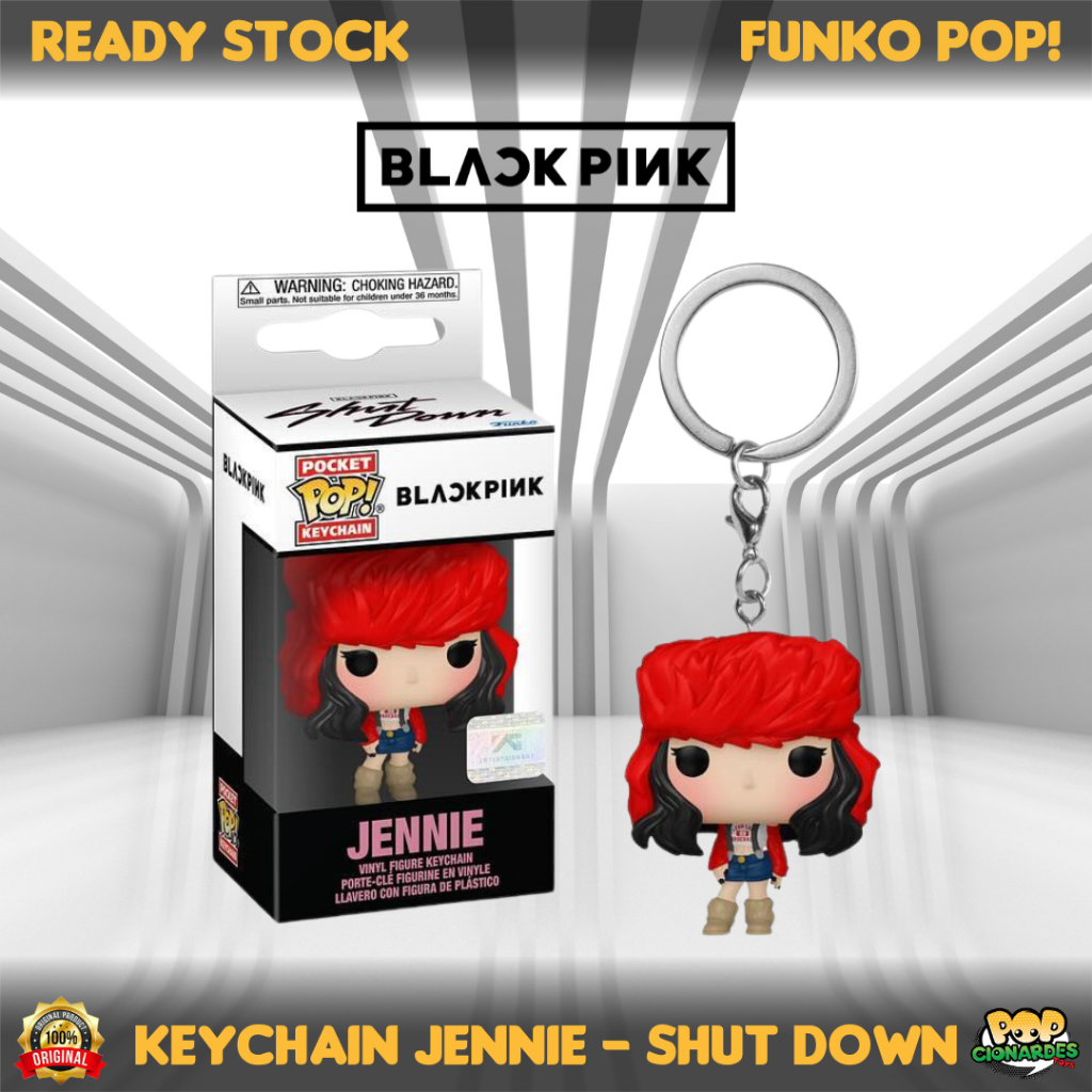 Jual Funko POP Rocks - YG Ent. Blackpink - Keychain Jennie | Shopee ...