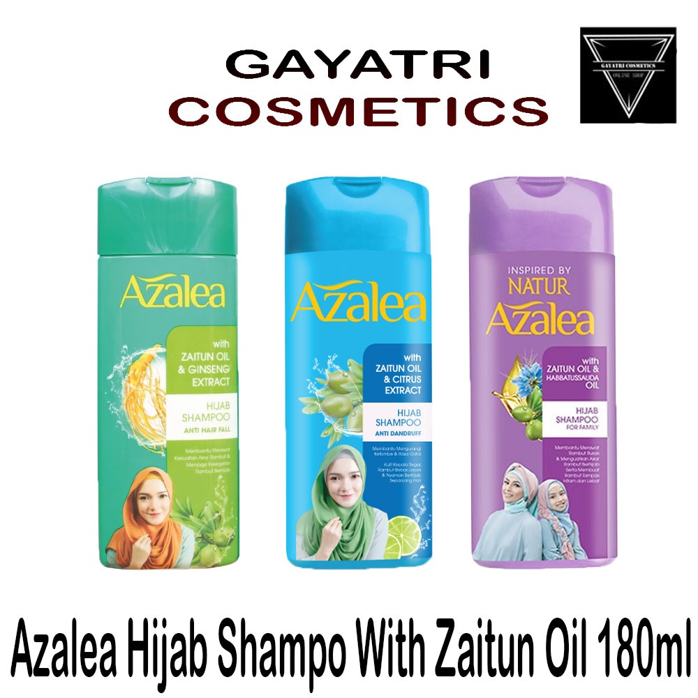 Jual Azalea Shampoo Hijab With Zaitun Oil 180ml | Shopee Indonesia