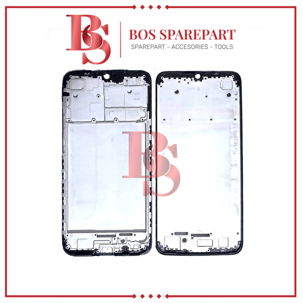 Jual FRAME XIAOMI REDMI 9A / 9C BLACK / FRAME BEZZEL TULANG TENGAH ...