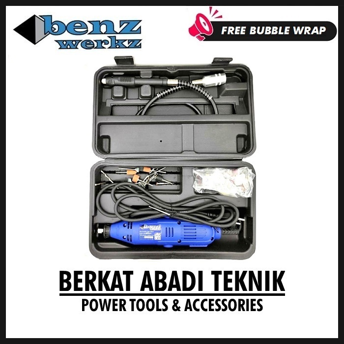 Jual BENZ Mini Die Grinder 3mm 80 Pcs Tuner Bor 3 mm Drill Gurinda ...
