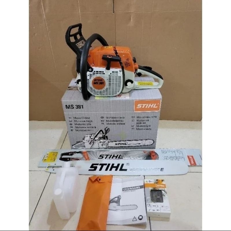 Jual Mesin Chain Saw Senso Ms-381 Lengkap 1set Stihl | Shopee Indonesia