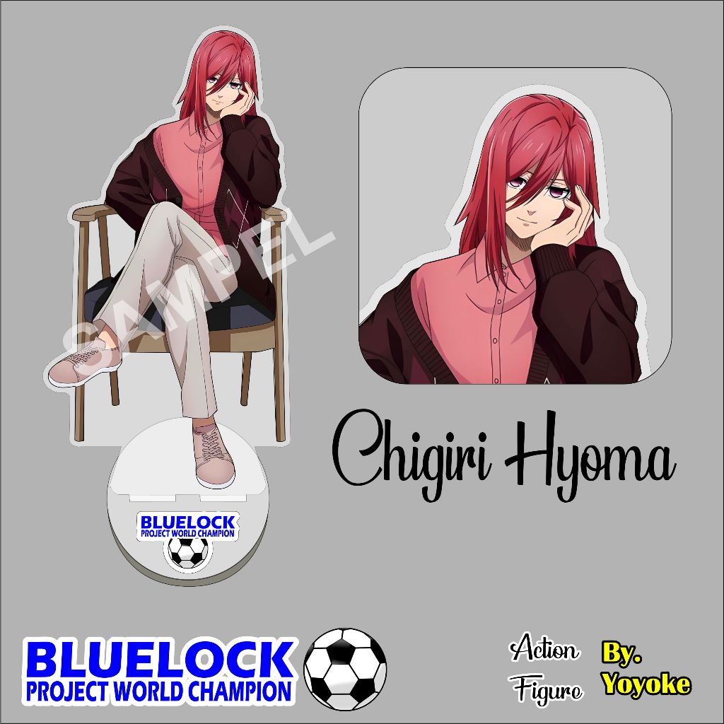 Jual Standee Akrilik Blue Lock | Standee Anime Blue Lock Custom ...