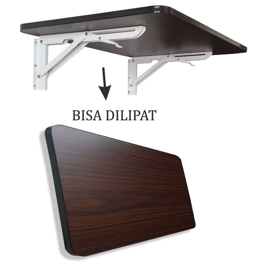 Jual Megamen88 Meja Dinding Lipat / Meja Ambalan / Meja Laptop Lipat ...