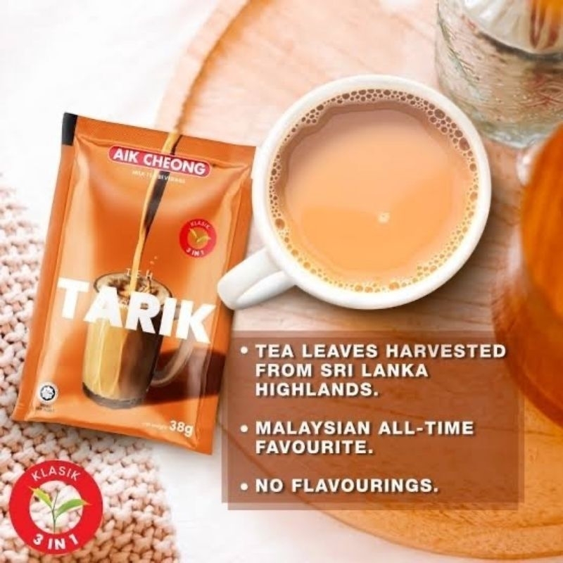 Jual AIK CHEONG MILK TEA BEVERAGE Teh Tarik Malaysia 5 Sachet/ Teh 3 in ...