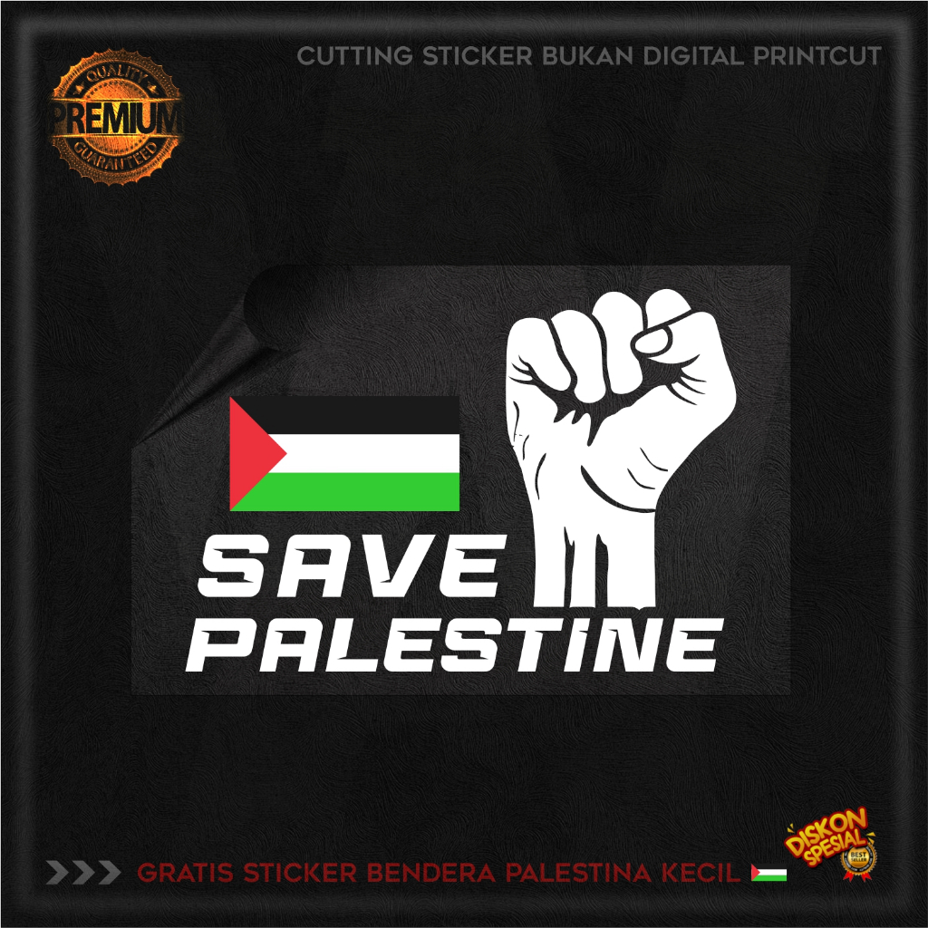 Jual Cutting Sticker Palestine Bendera Palestina | Shopee Indonesia