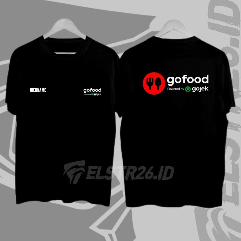 Jual ELSTORE26.ID Tshirt Distro | Kaos Expedisi GOFOOD | Free tambah ...