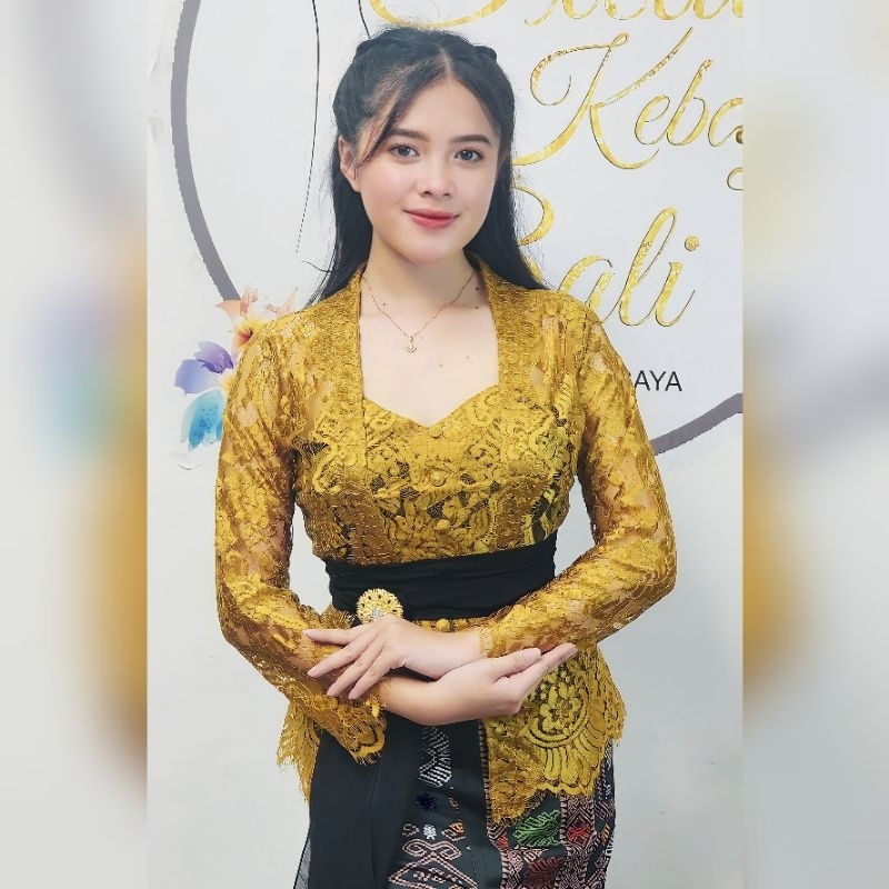 Jual Kebaya Metalik Jesie Series Brokat Dress Mewah Semi | Shopee Indonesia
