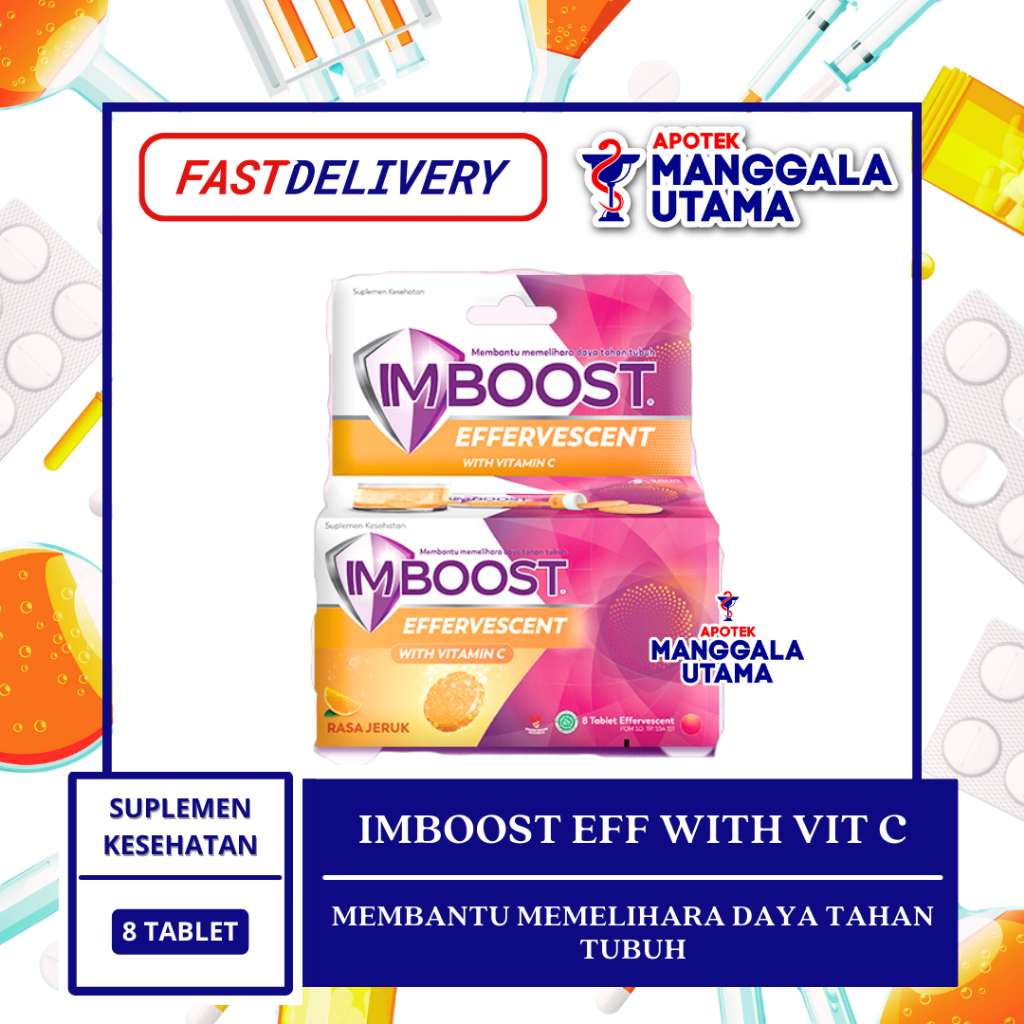 Jual IMBOOST EFF JERUK BOTOL ISI 8 TABLET | Shopee Indonesia