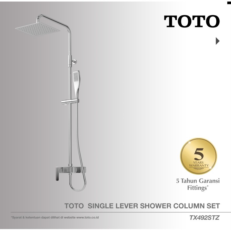 Jual TOTO Toja Shower Column Set / Shower Tiang TX492STZ | Shopee Indonesia