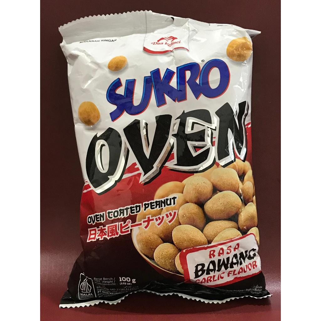 Jual Sukro Kacang Oven Coated Rasa Bawang 100g - Kacang Bersalut Tebal ...