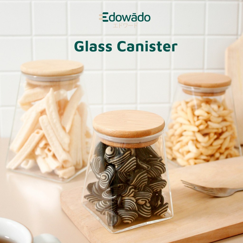 Jual Toples Kaca Borosilikat Tutup Bulat Glass Canister Borosilicate ...