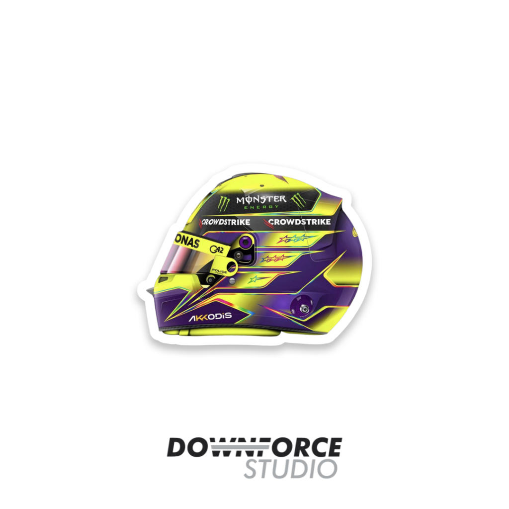 Jual F1 Helmet Stickers Formula 1 - Leclerc, Schumacher, Hamilton ...