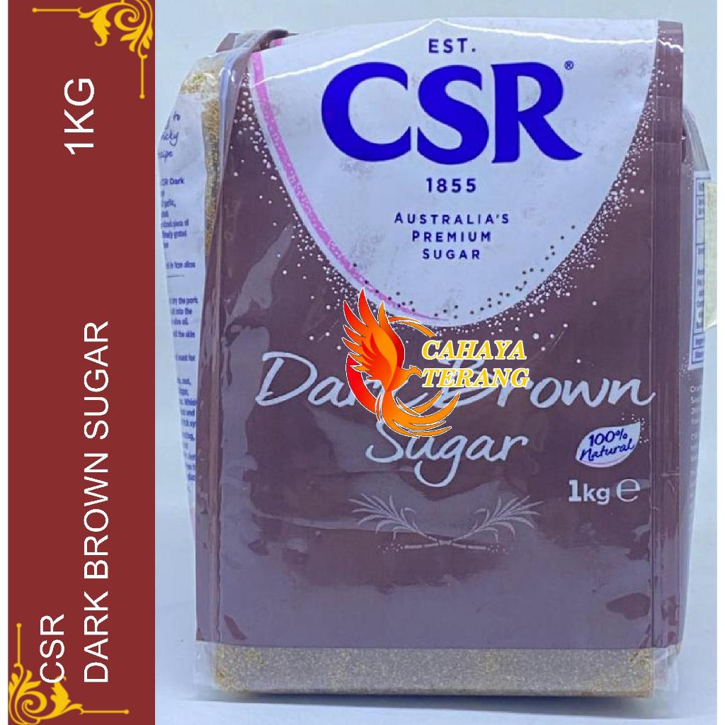 Jual Csr Dark Brown Sugar 1kg Gula Merah Hitam Tebu Premium Sugar 100% ...