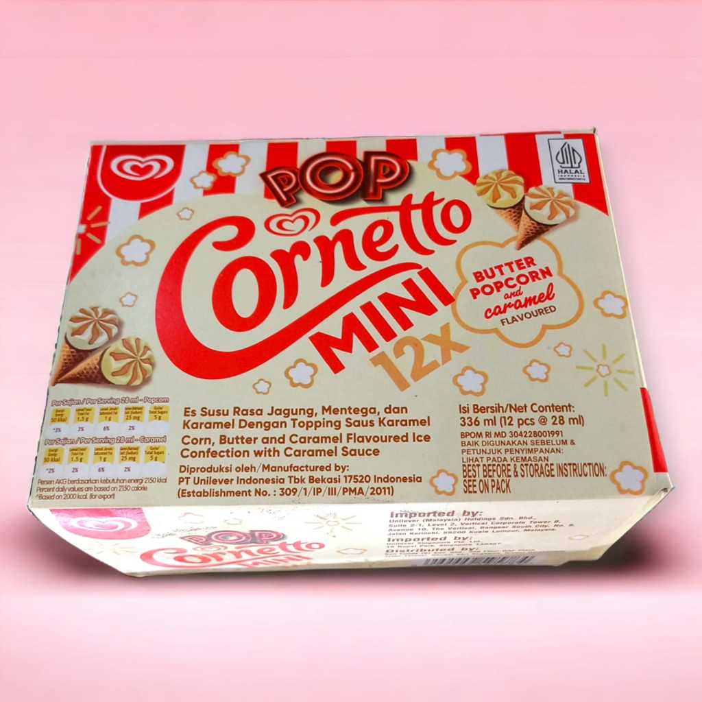 Jual Es Krim Ice Cream Eskrim Walls Cornetto Mini Choco Vanilla ...