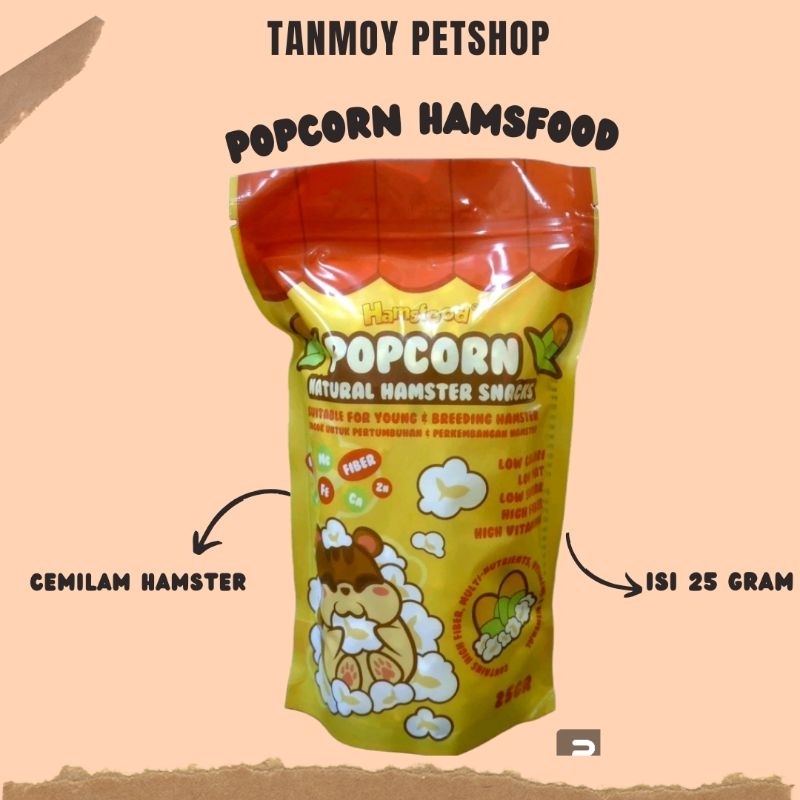 Jual Popcorn Hamster Hamsfood 25 gram | Shopee Indonesia