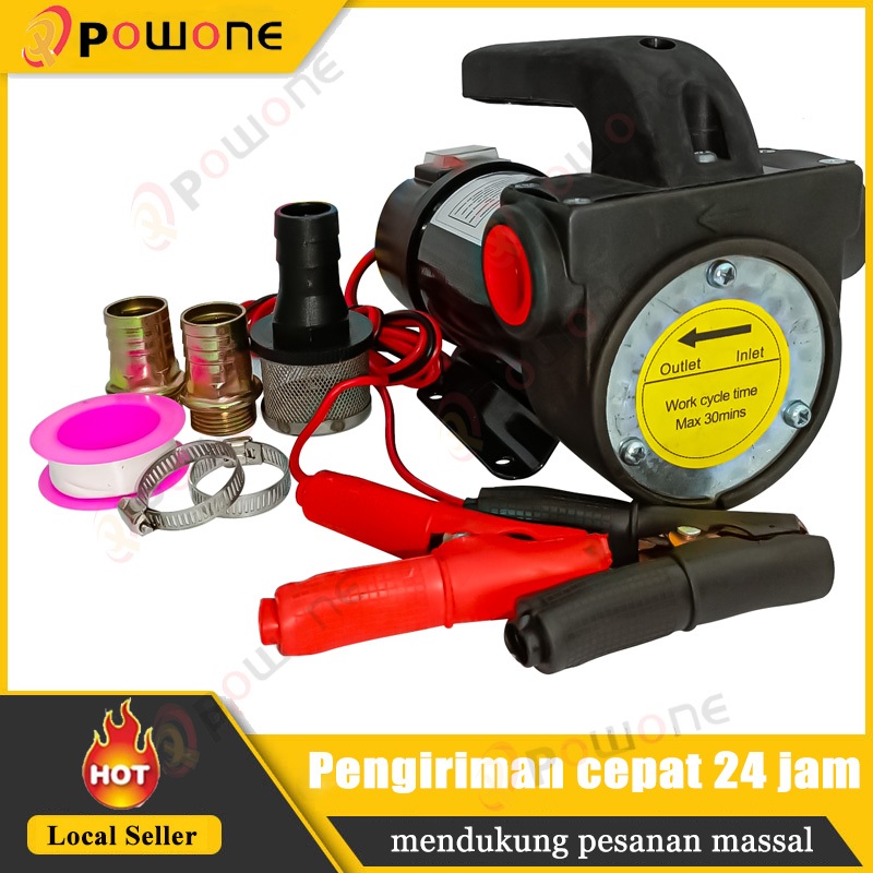 Jual Portable Car Diesel Transfer Pump 50L/Min Electric Fuel Oil Pump ...