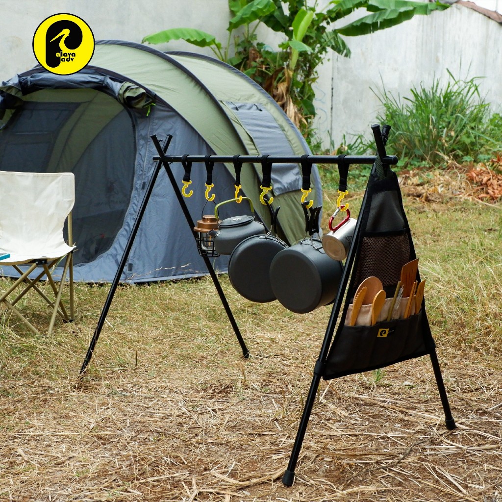 Jual rak besi gantungan palava adv Tripod Hanging Rack | Shopee Indonesia
