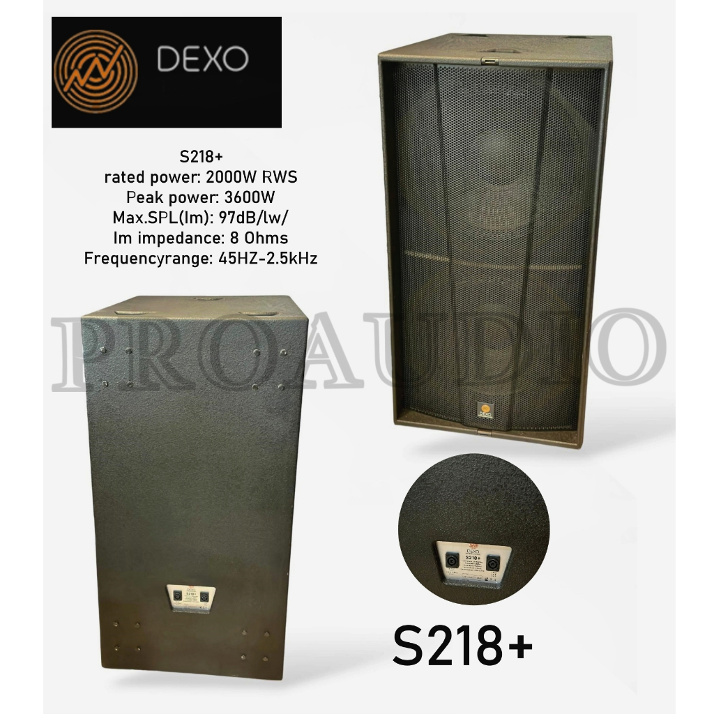 Jual Speaker Subwoofer Dexo 18 Inch S218+ / S 218 + / S218 + / Original ...