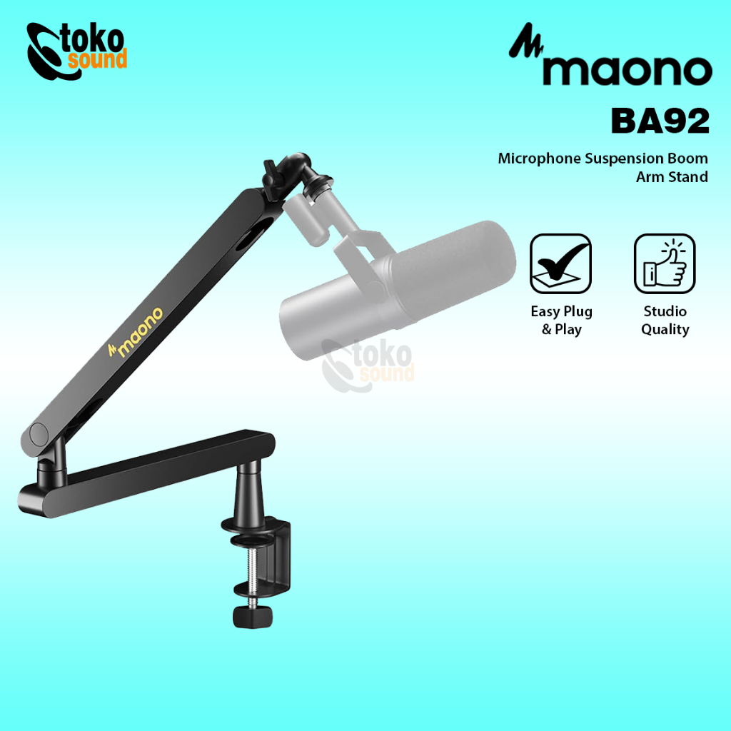 Jual Maono BA92 - Microphone Suspension Boom Arm Stand | Shopee Indonesia