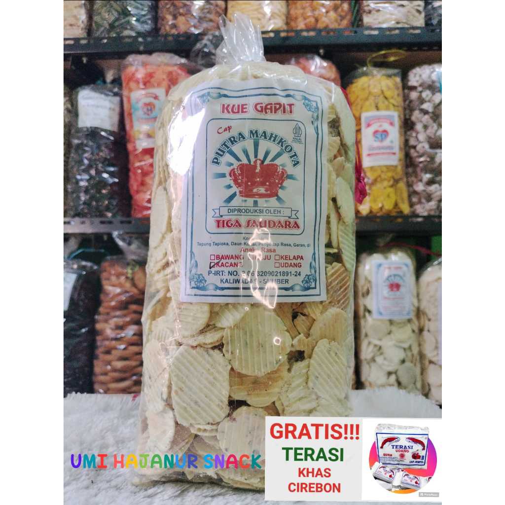 Jual (GRATIS TERASI) CEMILAN ANEKA RASA//1KG KERIPIK GAPIT SIMPRING ...