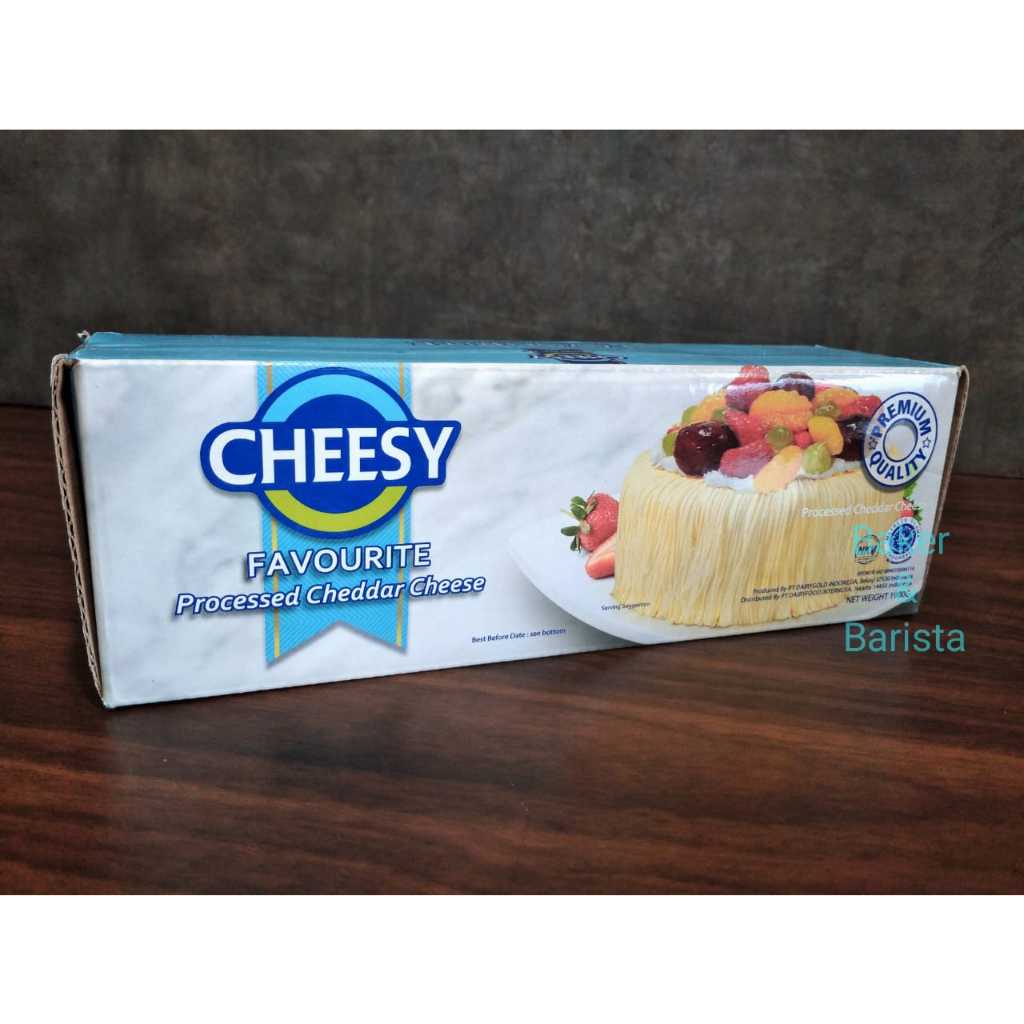 Jual Cheesy Favourite Cheddar Cheese 2KG/Keju Processed Cheddar Cheese ...