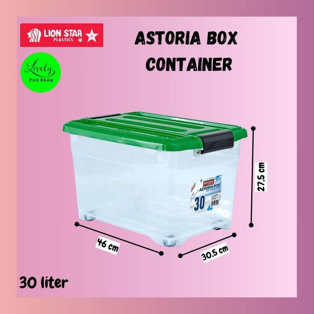 Jual ASTORIA BOX 30L BVC-1 Basic Home Kotak Penyimpanan Container ...