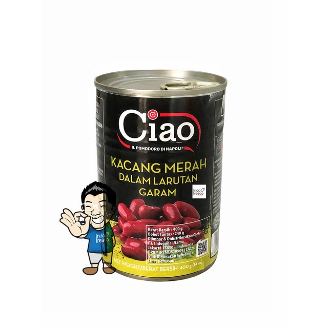 Jual Ciao Red Kidney Beans- Kacang Merah Kaleng 400 g | Shopee Indonesia