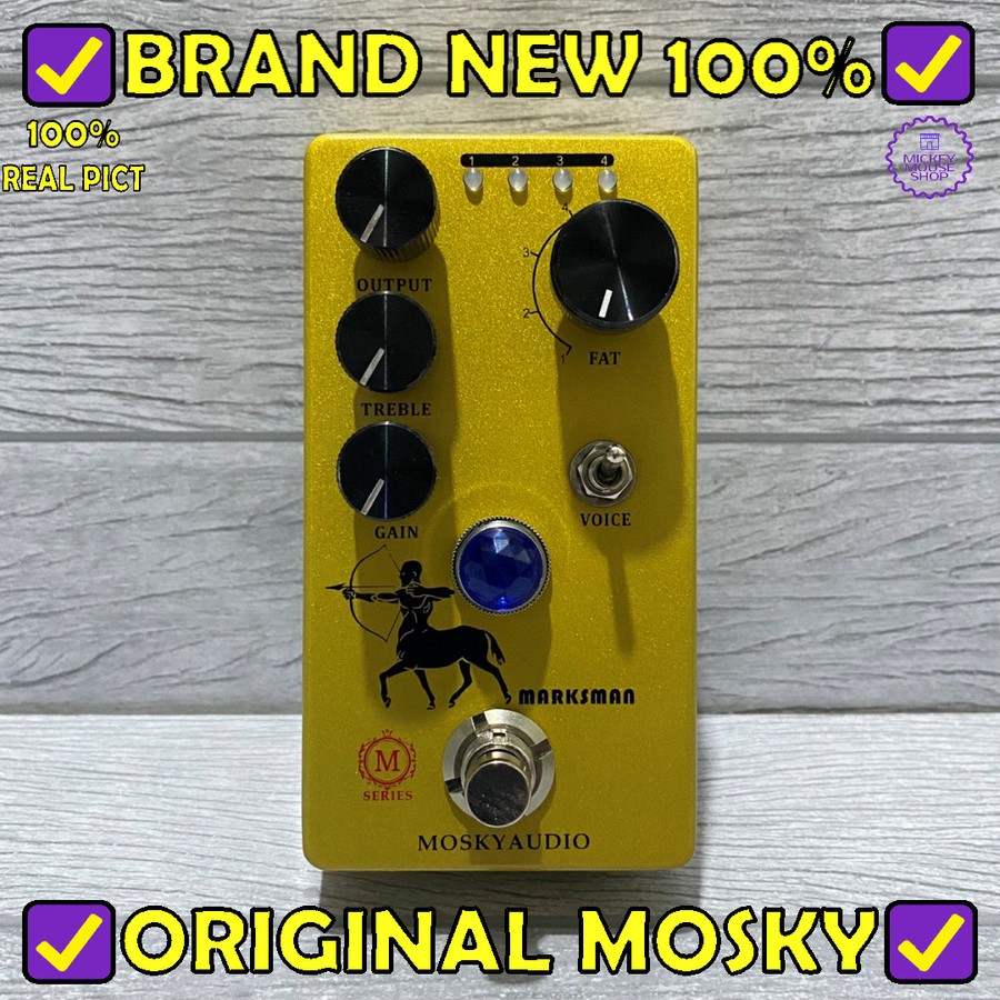 Jual Efek Gitar Mosky Marksman Overdrive Centaur Guitar Pedal Effect ...
