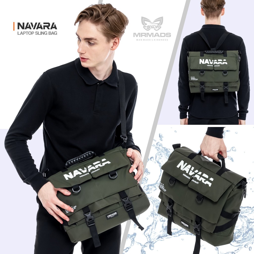 Jual Mr Mads - Navara Tas Laptop 3 in 1 - Tas Jinjing - Tas Selempang ...