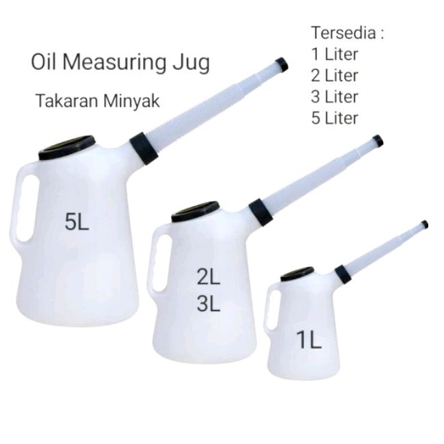 Jual Oli measuring jug Container Plastik Oli 5L,3L,2L,1L Takaran/Tempat Oli | Shopee Indonesia