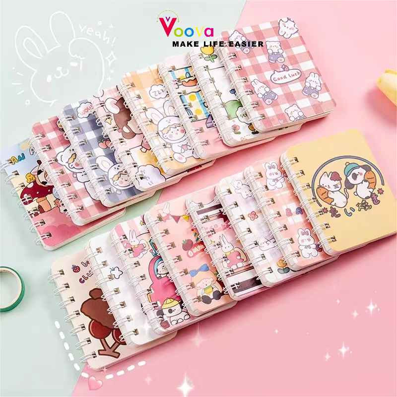 Jual VOOVA A7 Cute Mini Book / Girly Notepad Portable Small Diary ...