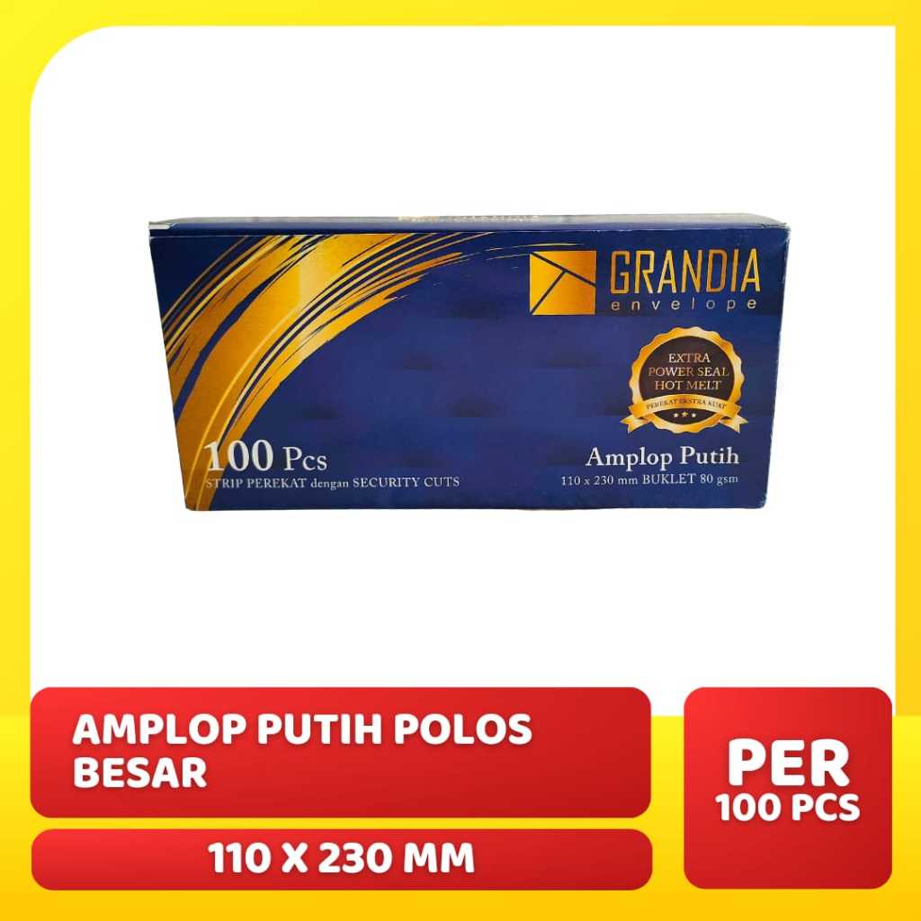 Jual Amplop Putih Polos BESAR amplop uk 11 x 23 cm PER PACK | Shopee ...