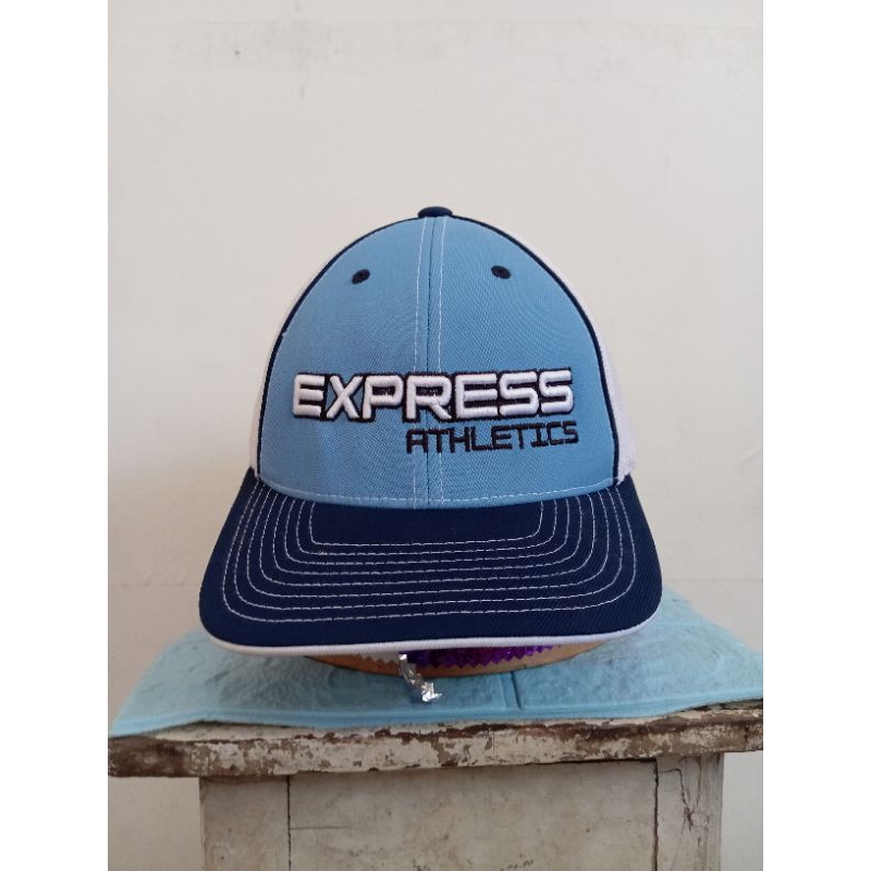 Jual Topi Jaring Merek Pacific Headwear Tulisan Express Athletics Warna ...