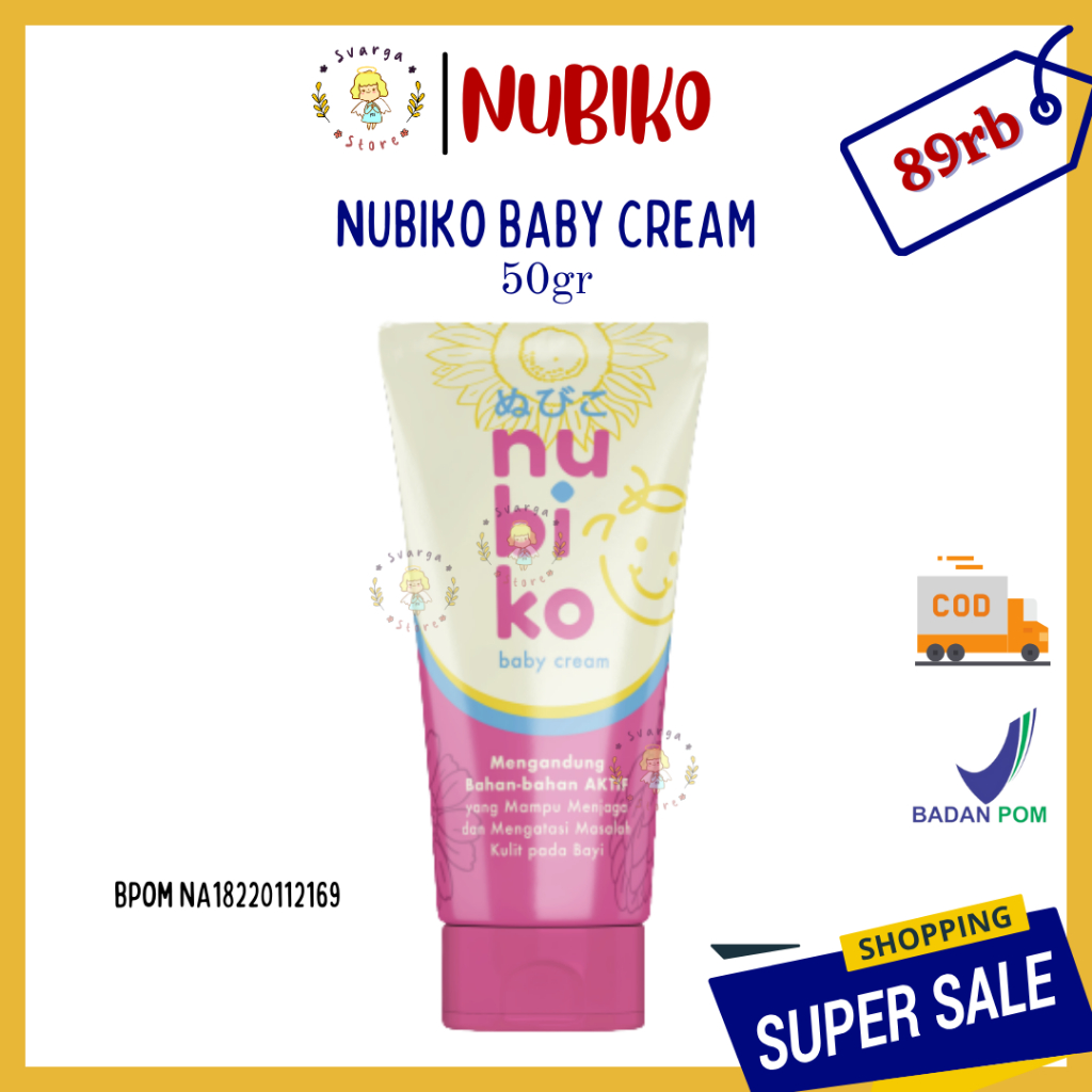 Jual NUBIKO Baby Cream 50ml / Krim Kulit Bayi Anak Kids | Shopee Indonesia