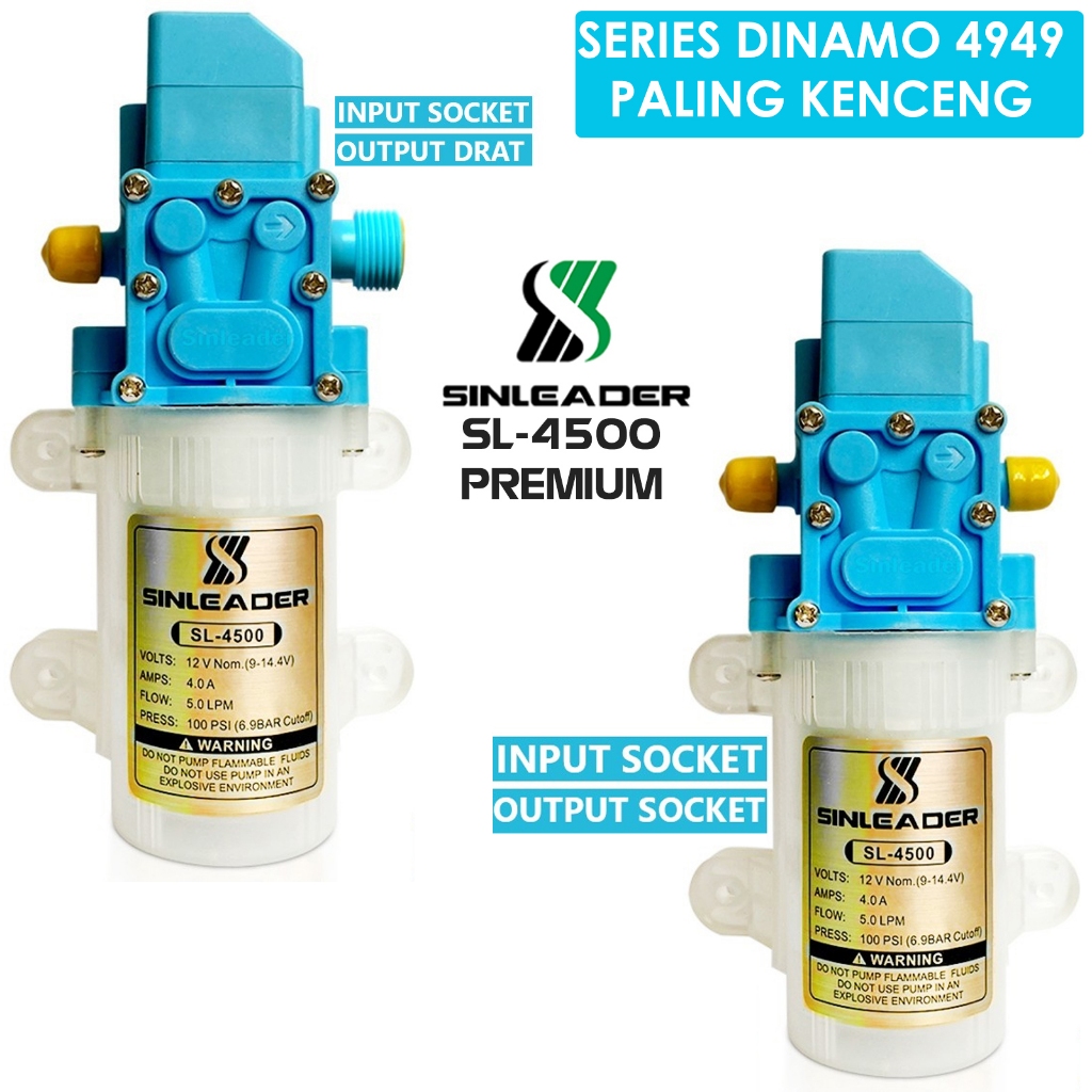 Jual Pompa dc 12v untuk cuci motor / mobil / ac / Sprayer elektrik ...