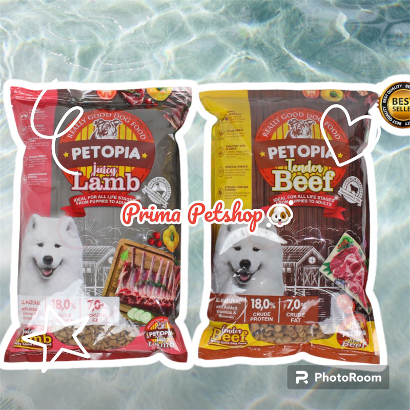 Jual PETOPIA MAKANAN ANJING SEMUA USIA PUPPY ADULT KERING 800gr ...