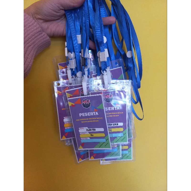 Jual ID CARD / NAMETAG / KARTU PESERTA / KARTU PANITIA / KARTU UJIAN ...