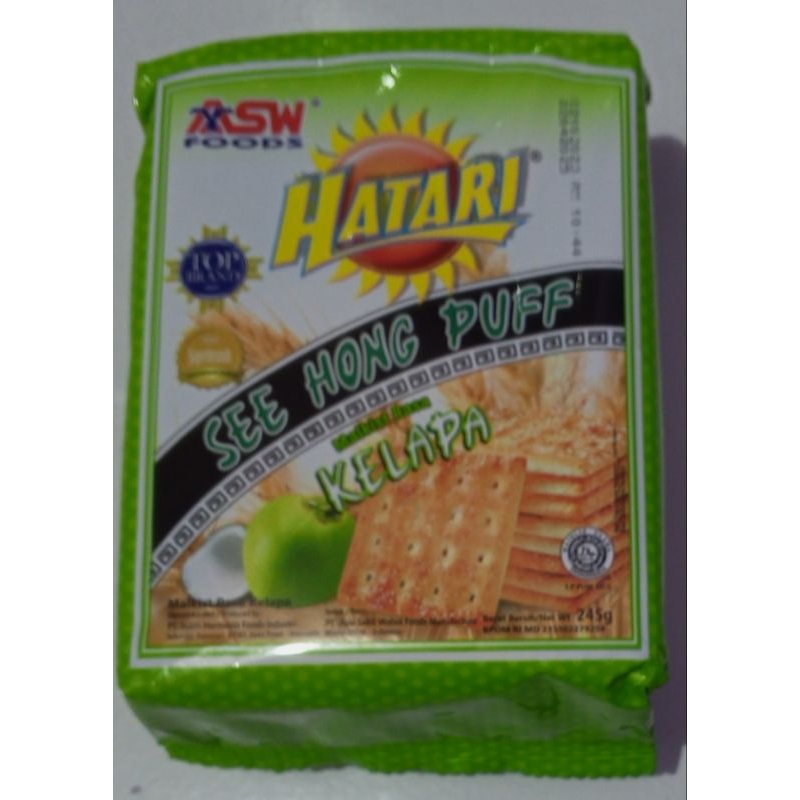 Jual See Hong Puff Hatari Malkis Rasa Kelapa 245 g | Shopee Indonesia